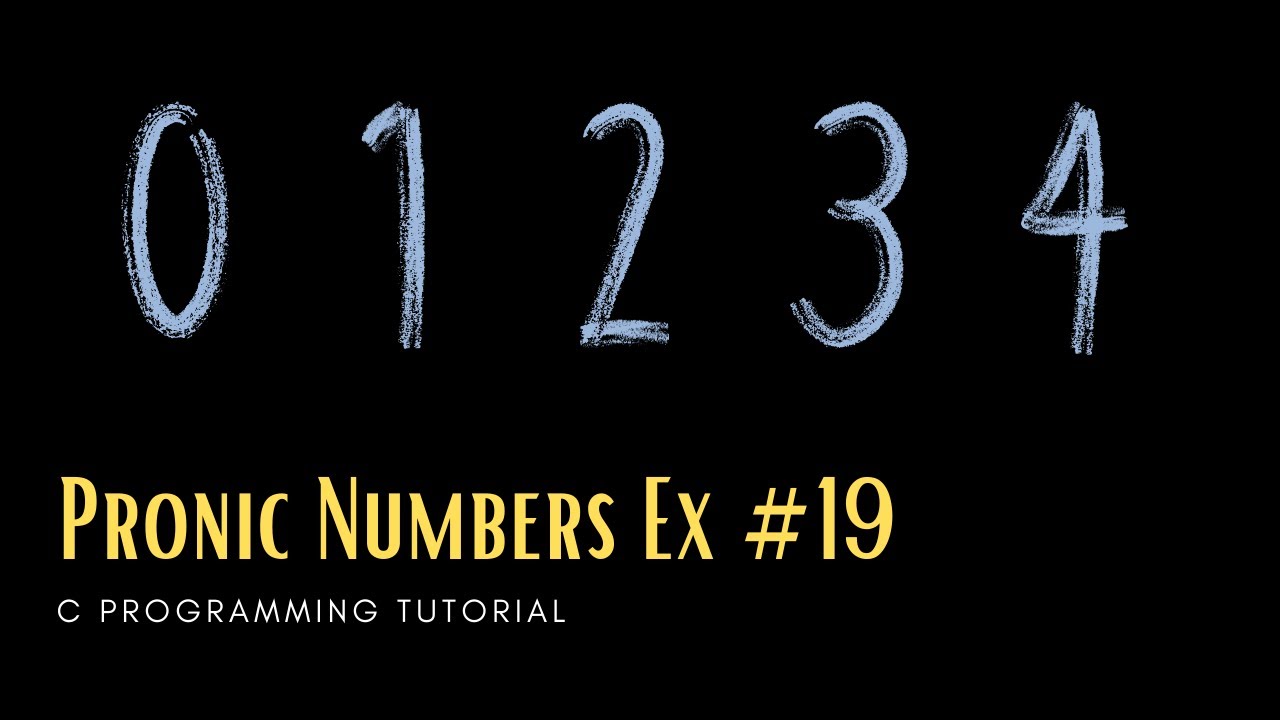 C Numbers 19: Check whether a number is a Pronic Number or not [C Programming]
