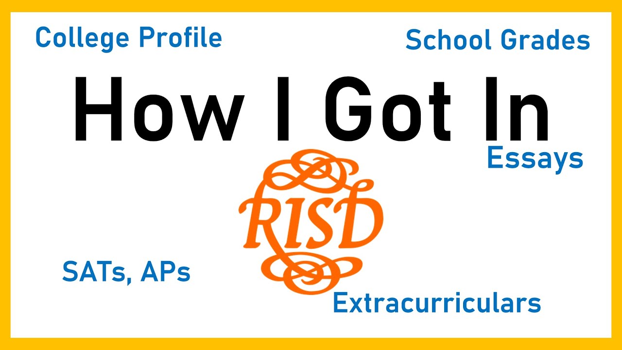 How I Got Into RISD