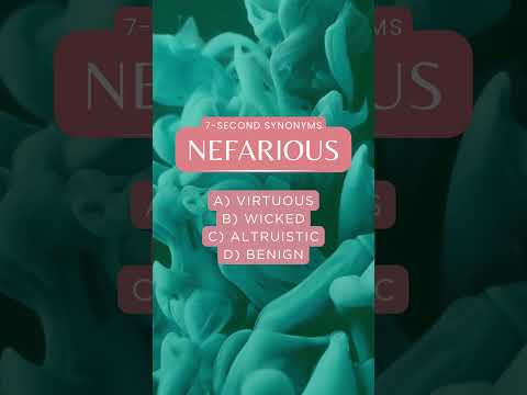 7-Second Synonyms (21 of 100)
