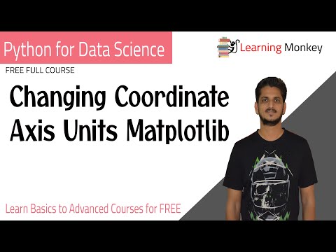 Changing Coordinate Axis Units Matplotlib || Lesson 3.4 | Python for Data Science | Learning Monkey