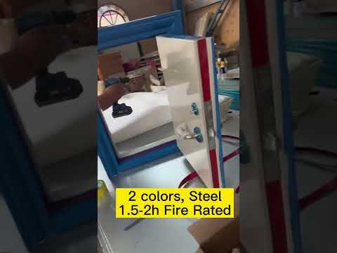 Fire Rated Door, Galvanized Steel, 1.5-2h fire rated. Sample door to the buyer.