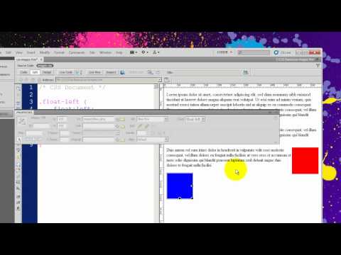 Using CSS to position images with floats