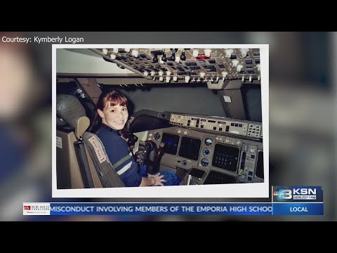 Kansas woman makes history as female aircraft mechanic