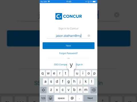 Enter Business Purpose -Concur Mobile