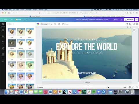 How to Apply Photo Filters in Canva