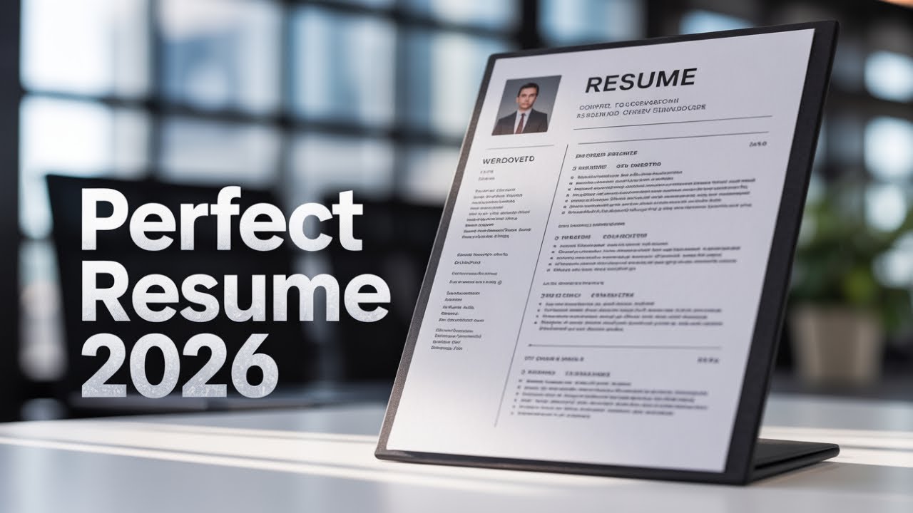 GET A JOB in 2026 | Perfect Resume