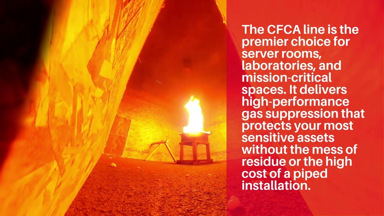 Stop Installing Pipes! | CFCA Self-Contained Clean Agent Fire Suppression