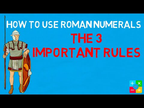 How To Write Roman Numerals (3 Important Rules)