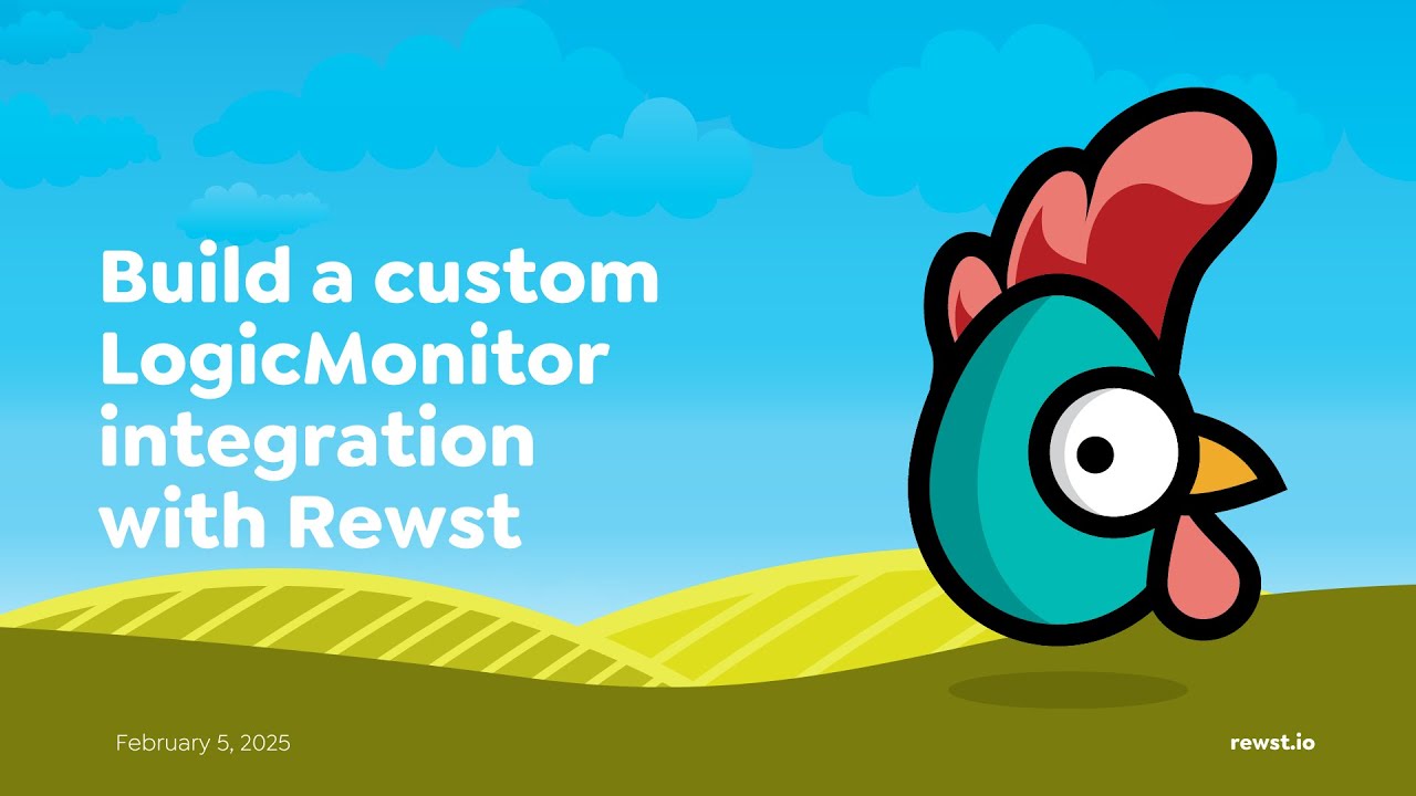 Custom LogicMonitor API integration - Rewst