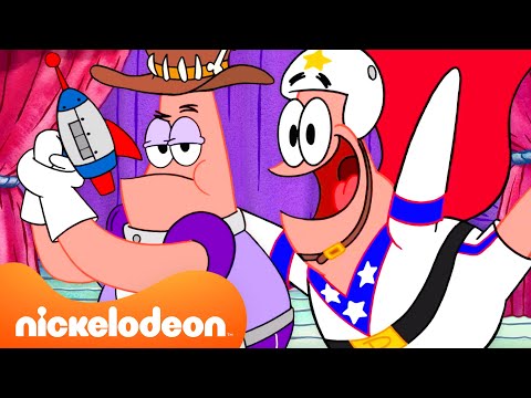 Patrick Being THE Star for 60 Minutes Straight β | SpongeBob | @Nicktoons