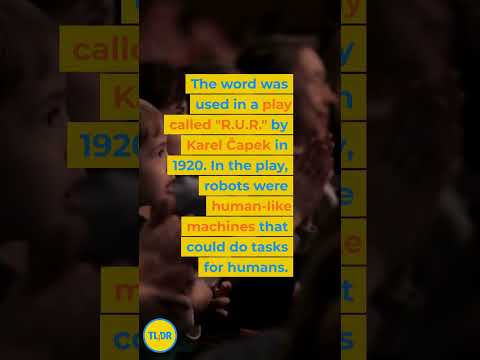 Where does the word "robot" come from?