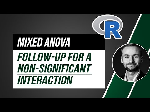 Mixed ANOVA - follow-up for a non-significant interaction effect in R