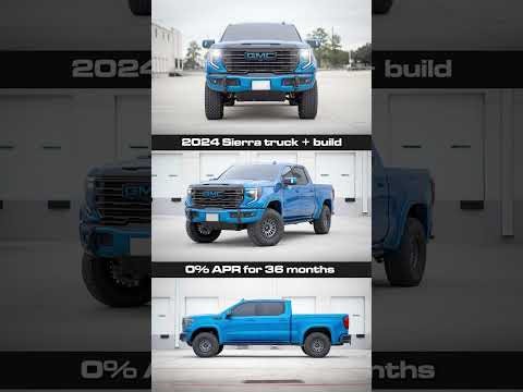2024 GMC Sierra (Truck + Build) ~ 0% APR for 36 months #gmc #sierra #trucks #paxpower