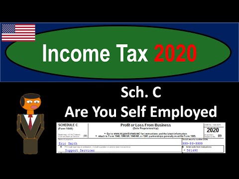 Sch. C Are You Self Employed 610 Income Tax 2020