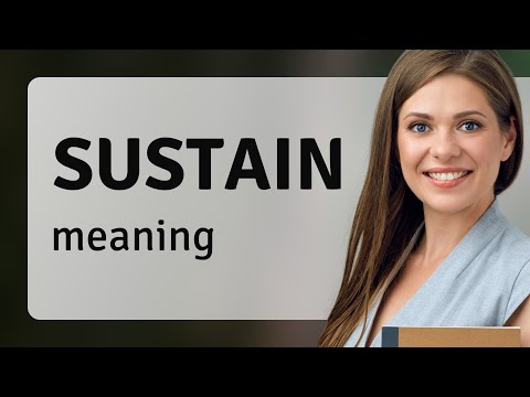 Sustain • what is SUSTAIN meaning