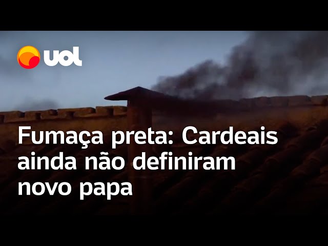 Fumaça preta no conclave: veja significado e resultado da 1ª votação