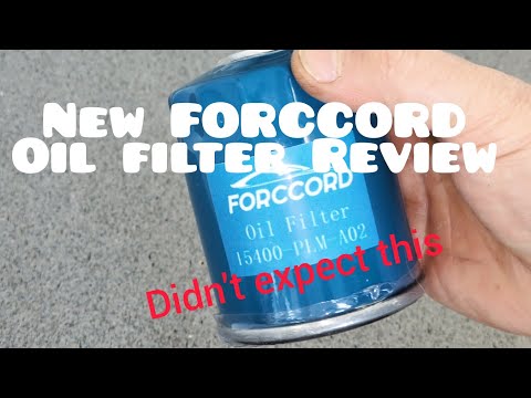 New FORCCORD 15400 oil filter Review