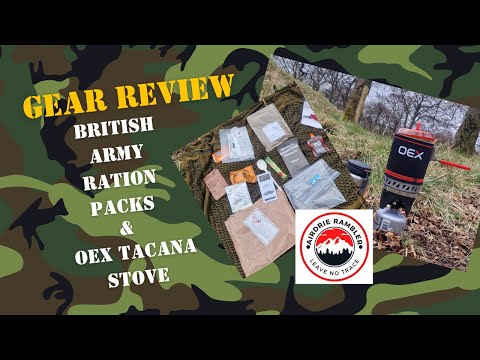 GEAR REVIEW: British Army 12 & 24 Hour Ration Packs / OEX Tacana Stove ...