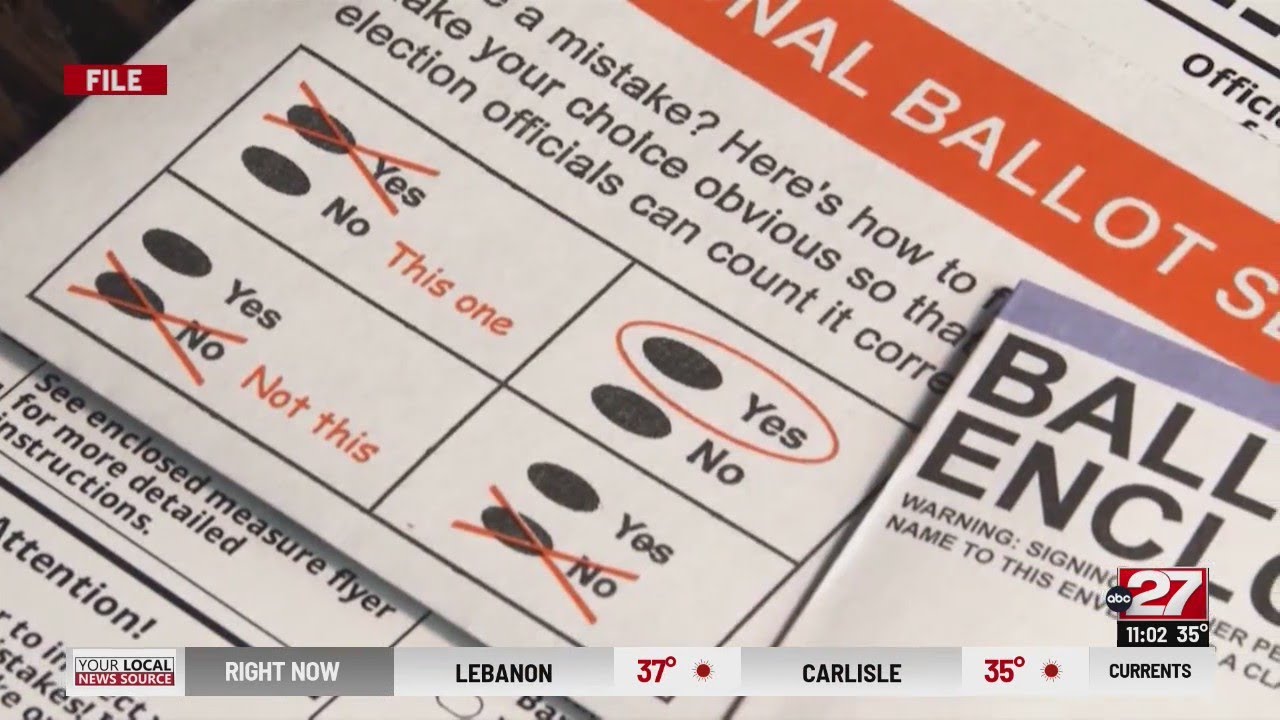 What happens to mail-in ballots that don't count in Pennsylvania?