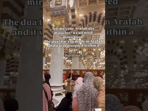 Tell me your Arafah day miracles ✨#arafah #hajj #umrah #dua #prayer #muslim #muslimfacts #islam
