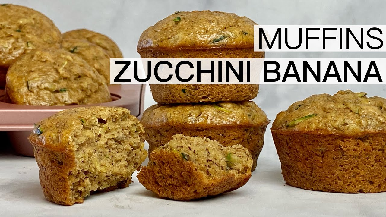 ZUCCHINI BANANA BREAD MUFFINS