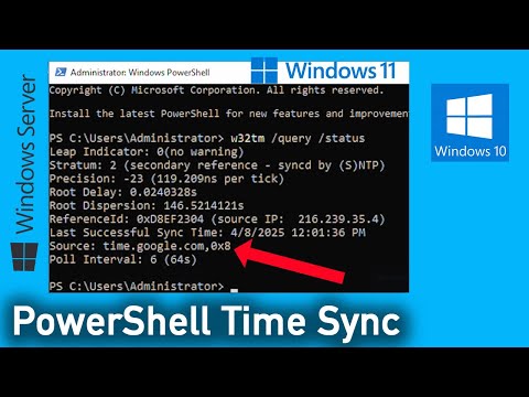 Windows Time Sync with PowerShell - Add Time Server