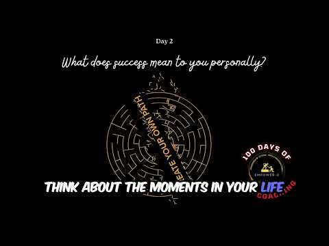 Personal definition of success - Self Coaching 101
