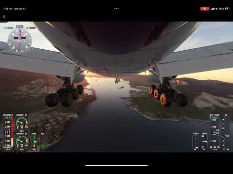 777 landing with ps4 controller #swiss001landings
