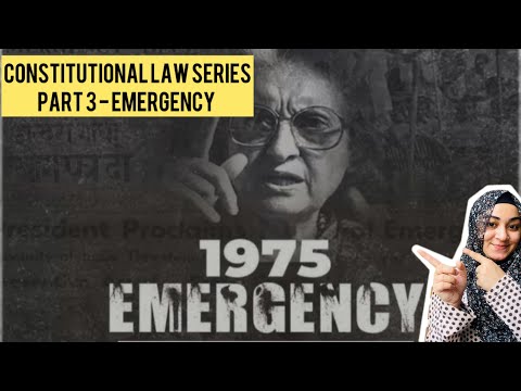 Constitution | Emergency | Rights | article 20 & 21 | Exceptions
