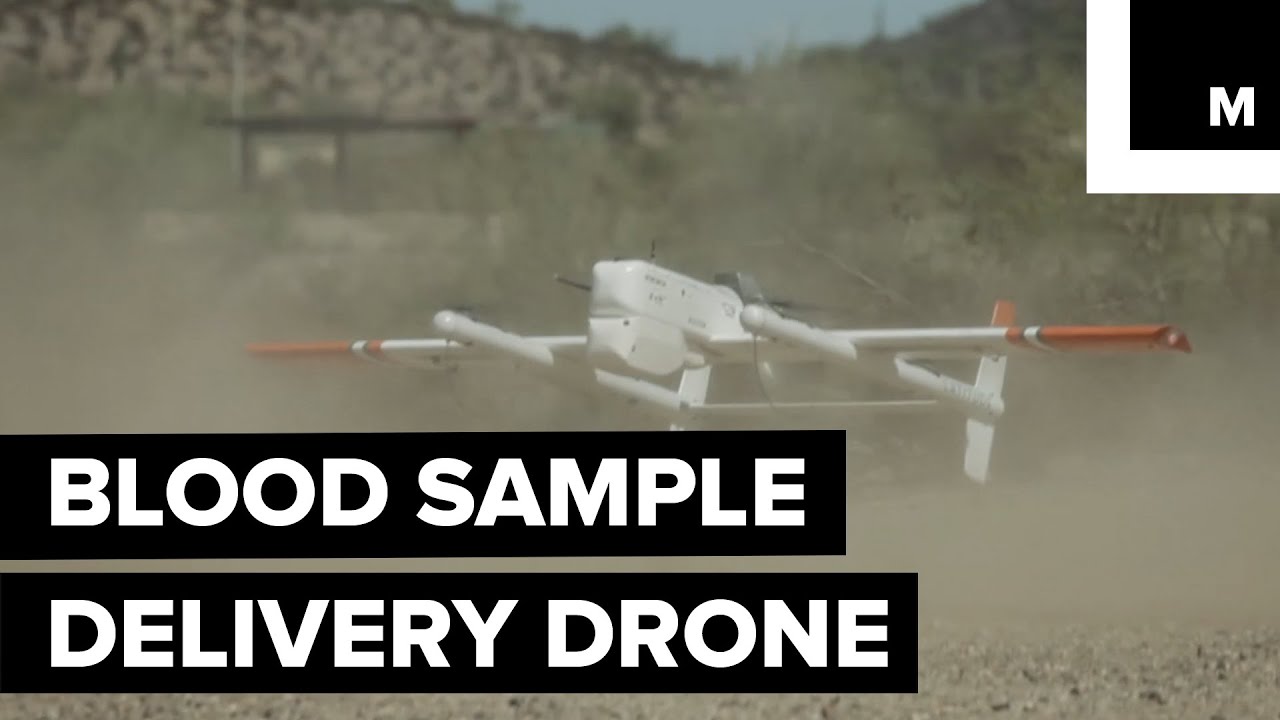 Blood sample delivery drone