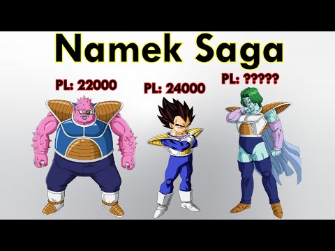 Dragon Ball Z - Namek Saga - power levels