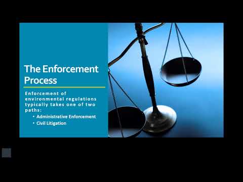 Navigating the DEP System: Explaining Enforcement Part I- Introduction to Enforcement