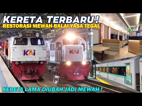 PASUKAN KERETA API LEBARAN 2025 DI STASIUN JAKARTA ! Naik Kereta Mewah Terbaru & Lokomotif Spesial !