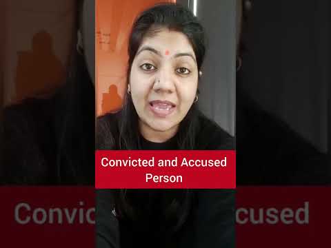 Difference Between Convicted and Accused Person #shorts #ugentranceexam2022