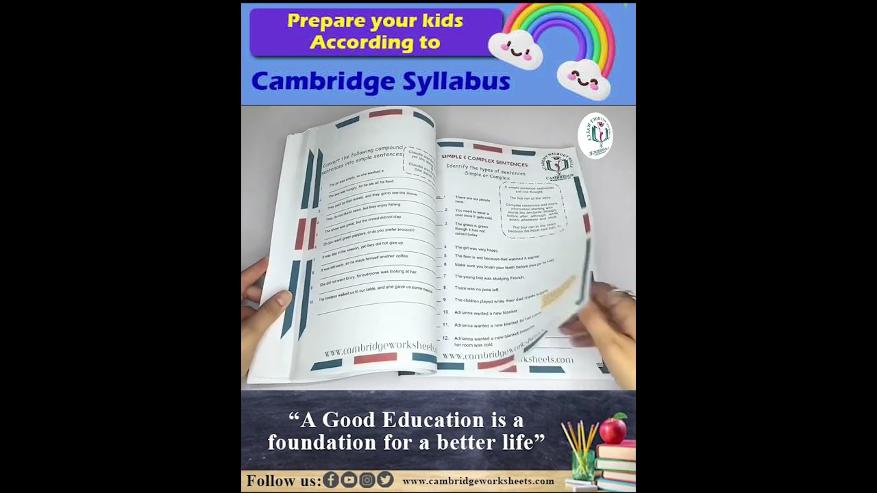 Grammar worksheets Grade 3 #cambridgeworksheets #youtubeviral #education #shorts