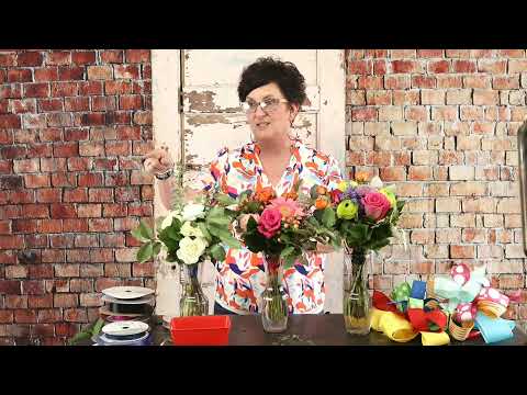 Designing Prom Bouquets! - LIVE