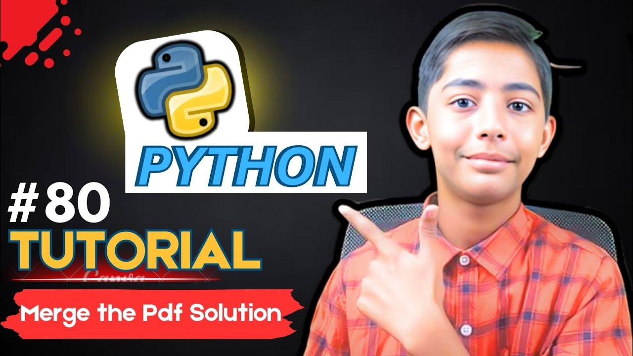 Exercise 8 - Merge the Pdf Solution in Python | Python Tutorial - Day #80