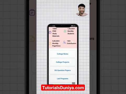 π Visit TutorialsDuniya.com for #FREE Study Material for #School & #College #Students π₯π₯ Karan Lohia