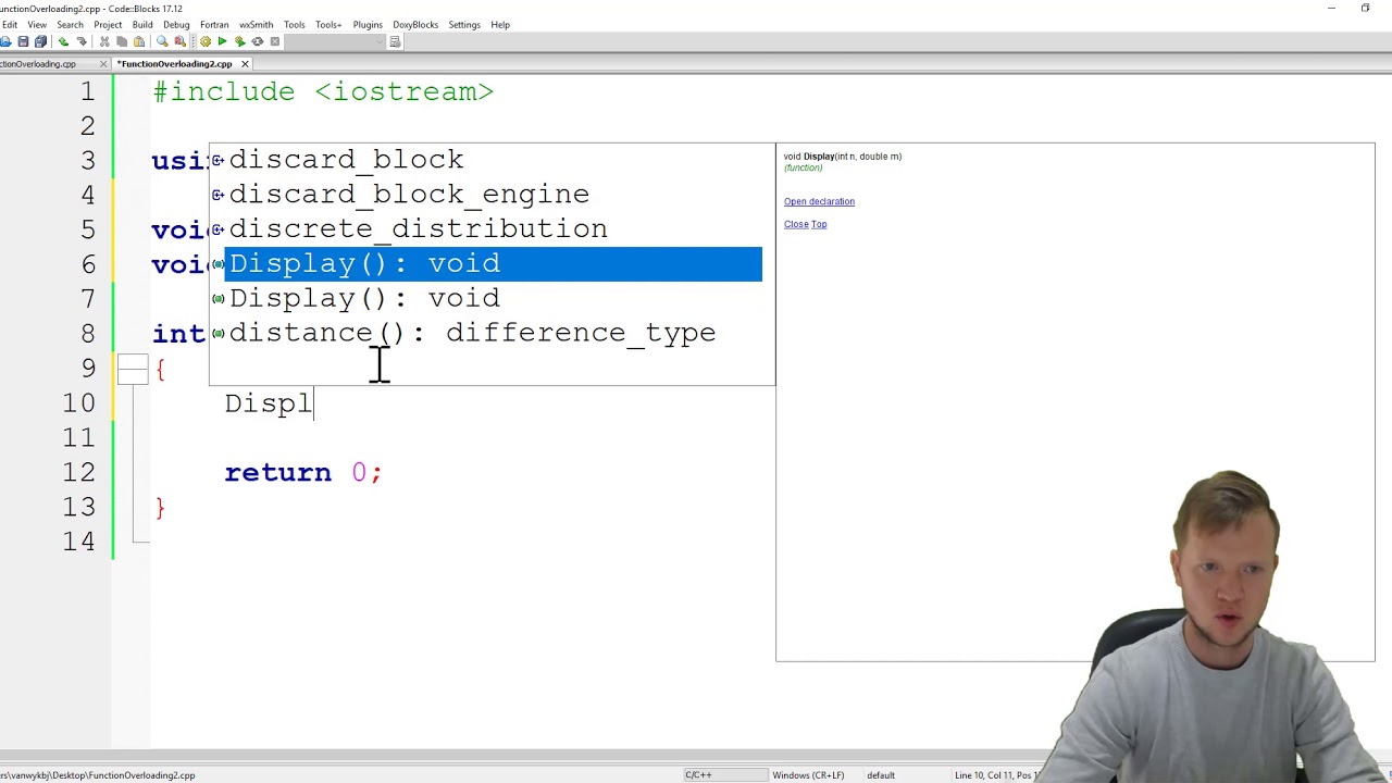 7. C++ Programming - Function Overloading Part2