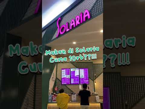 MAKAN DI SOLARIA CUMA 10RB??!! #solaria #foodvlogger #makanmurah #winnylapar