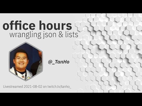Wrangling JSON and Lists · R Office Hours