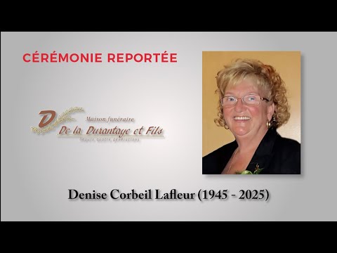 Denise Corbeil Lafleur (1945 – 2025) | CMATV