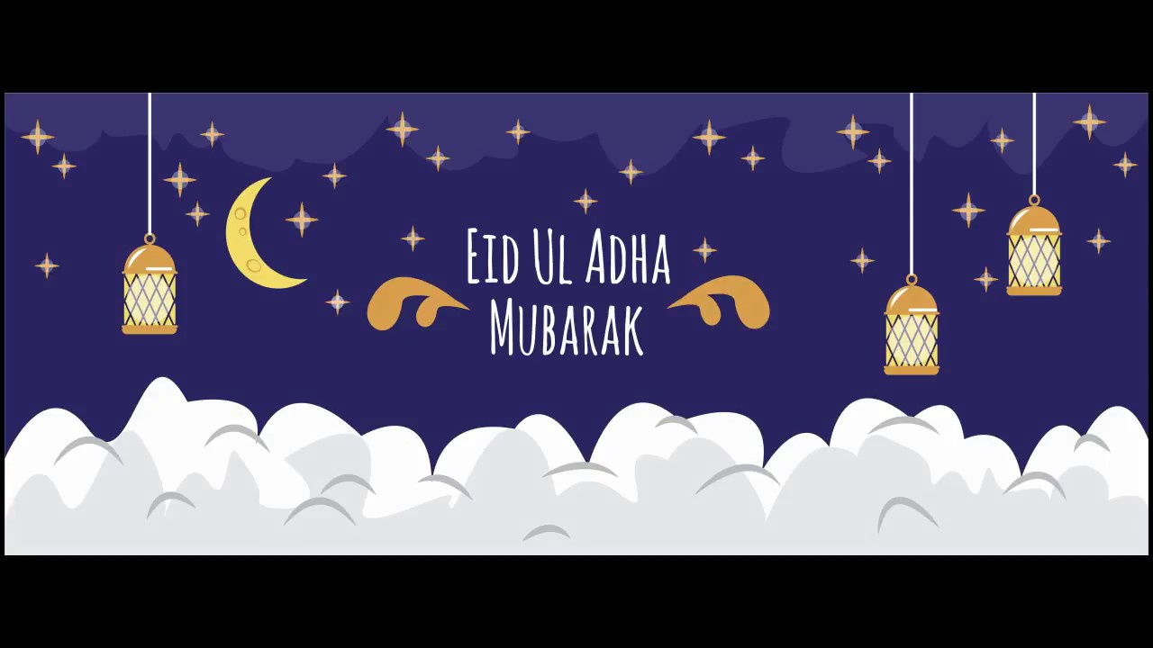 Tutorial Vector Banner Eid Al Adha Mubarak