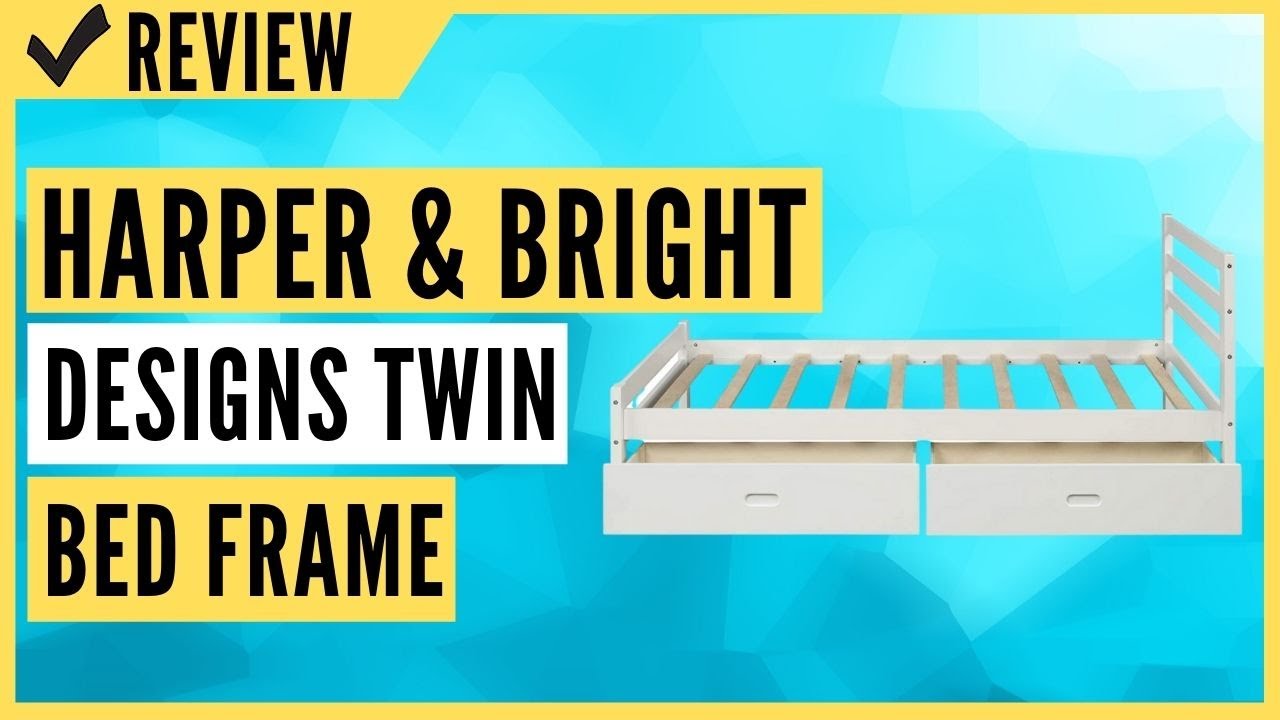 Harper & Bright Designs Twin Bed Frame Review