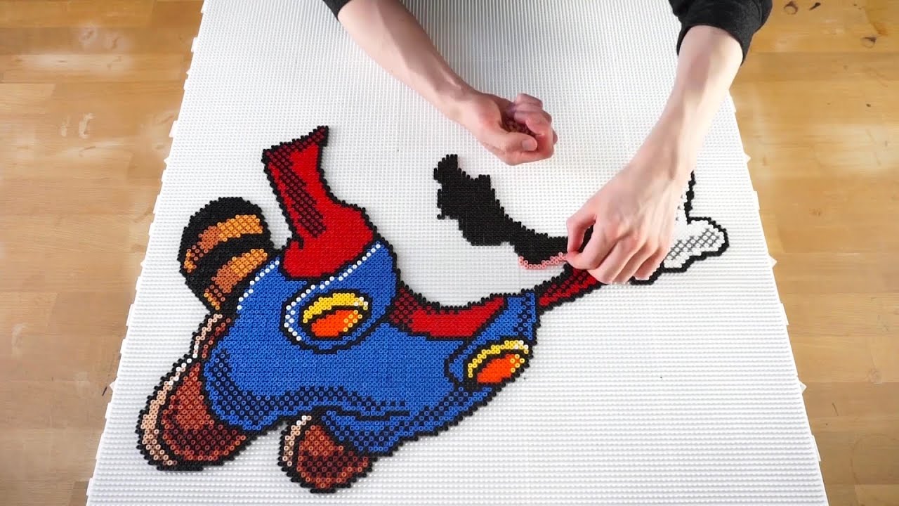 AMAZING Perler Bead Art! SUPER MARIO!