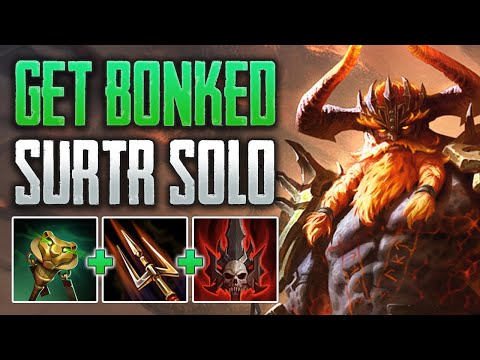 BIG BONK BUILD SURTR! Surtr Solo Gameplay (SMITE Conquest)