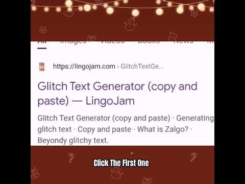 HOW TO GET THE GLITCH TEXT GENERATOR||(TUTORIAL)||• ÂlêxXôX-! #shorts #fypシ #tutorial
