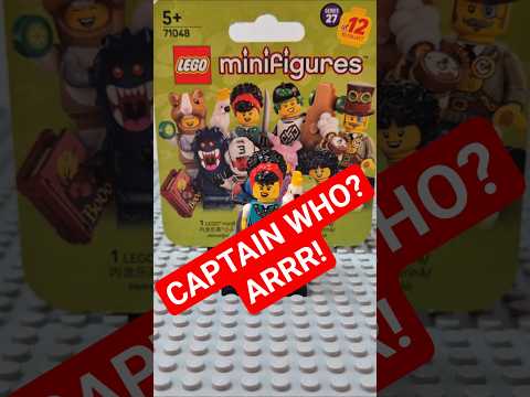 Captain Who? The Pirate Quartermaster from Lego Minifigures Series 27 #legopirates #pirates