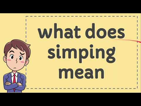 what does simping mean