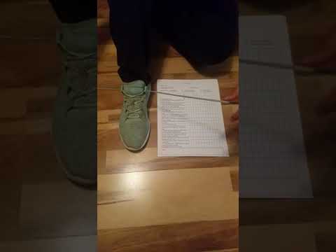 Task analysis of shoe tying